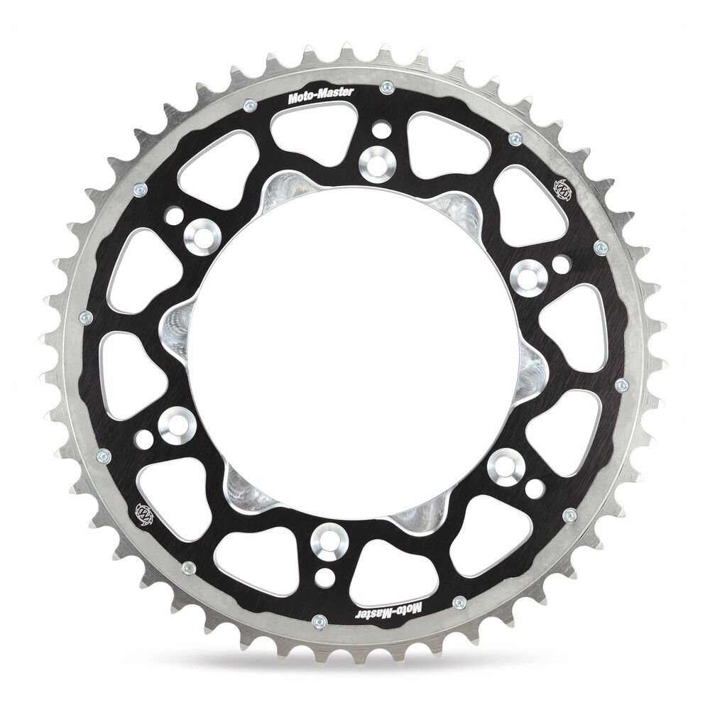MotoMaster Rear Sprocket Fusion 48T for Husqvarna CR360 1992-1995 Black