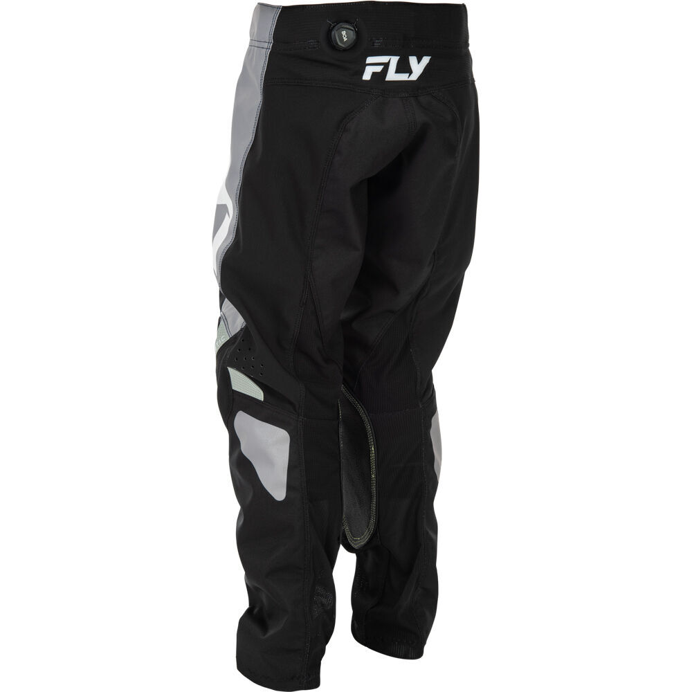 Fly Racing Pants 2026 Kinetic Black/Grey Kids
