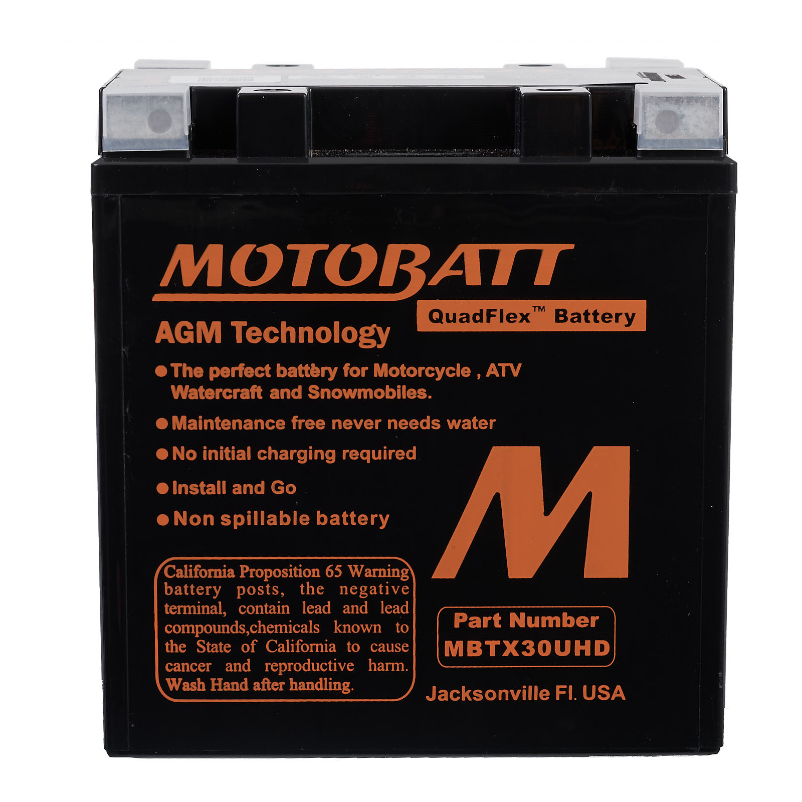 Motobatt Heavy Duty AGM Battery for CF Moto UForce 1000 EPS Farm Spec 2022
