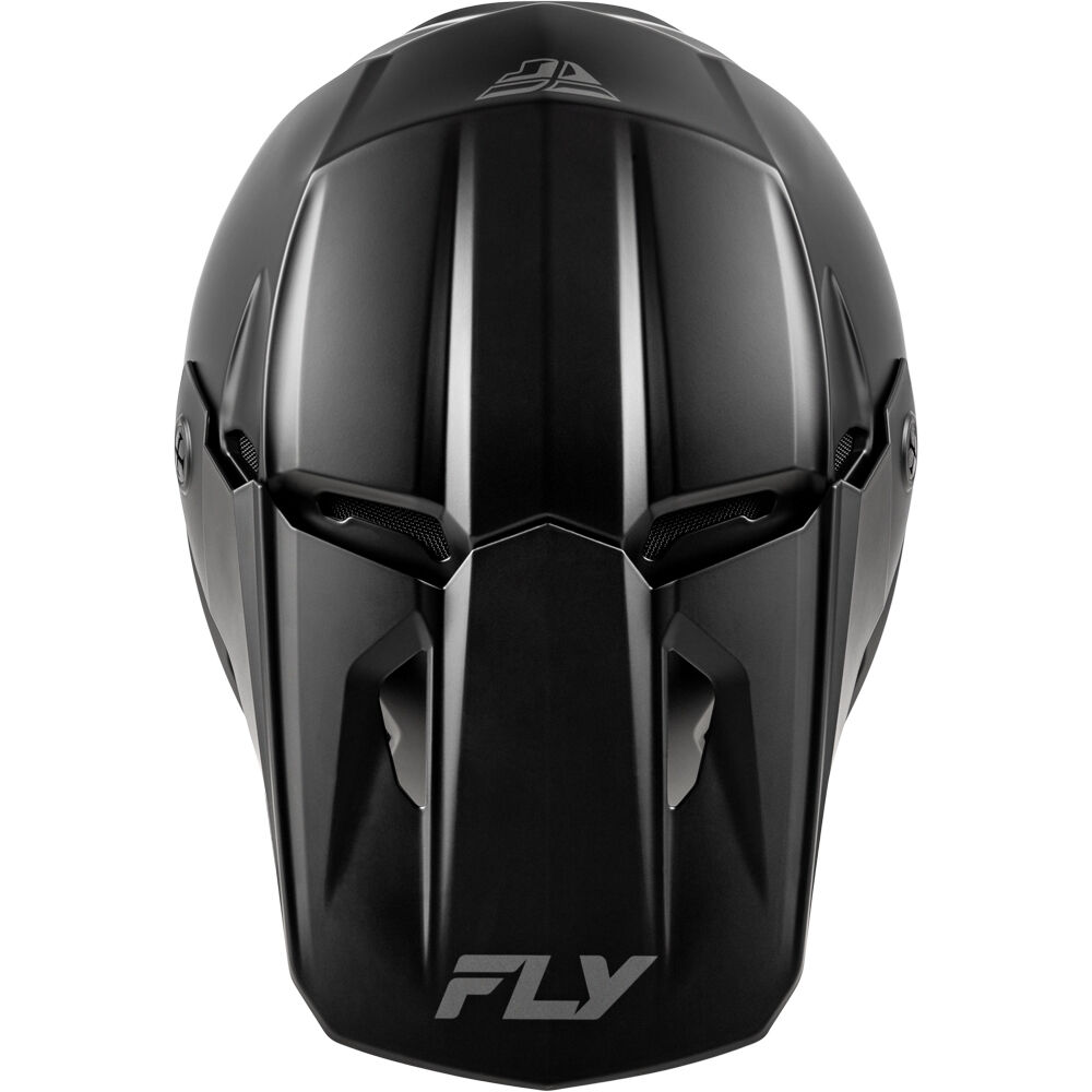 Fly Racing Helmet 2026 Kinetic Solid Matte Black Kids