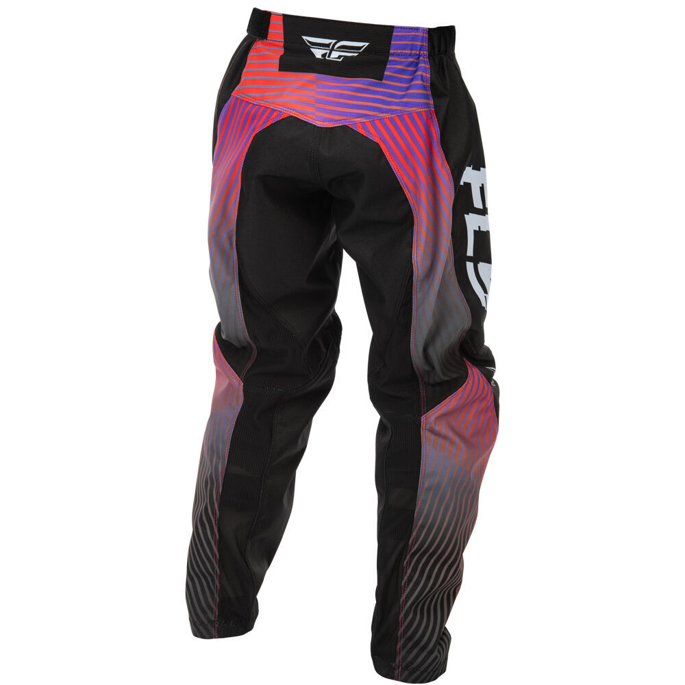 Fly Racing Pants 2026 F-16 Black/Red/Purple Kids