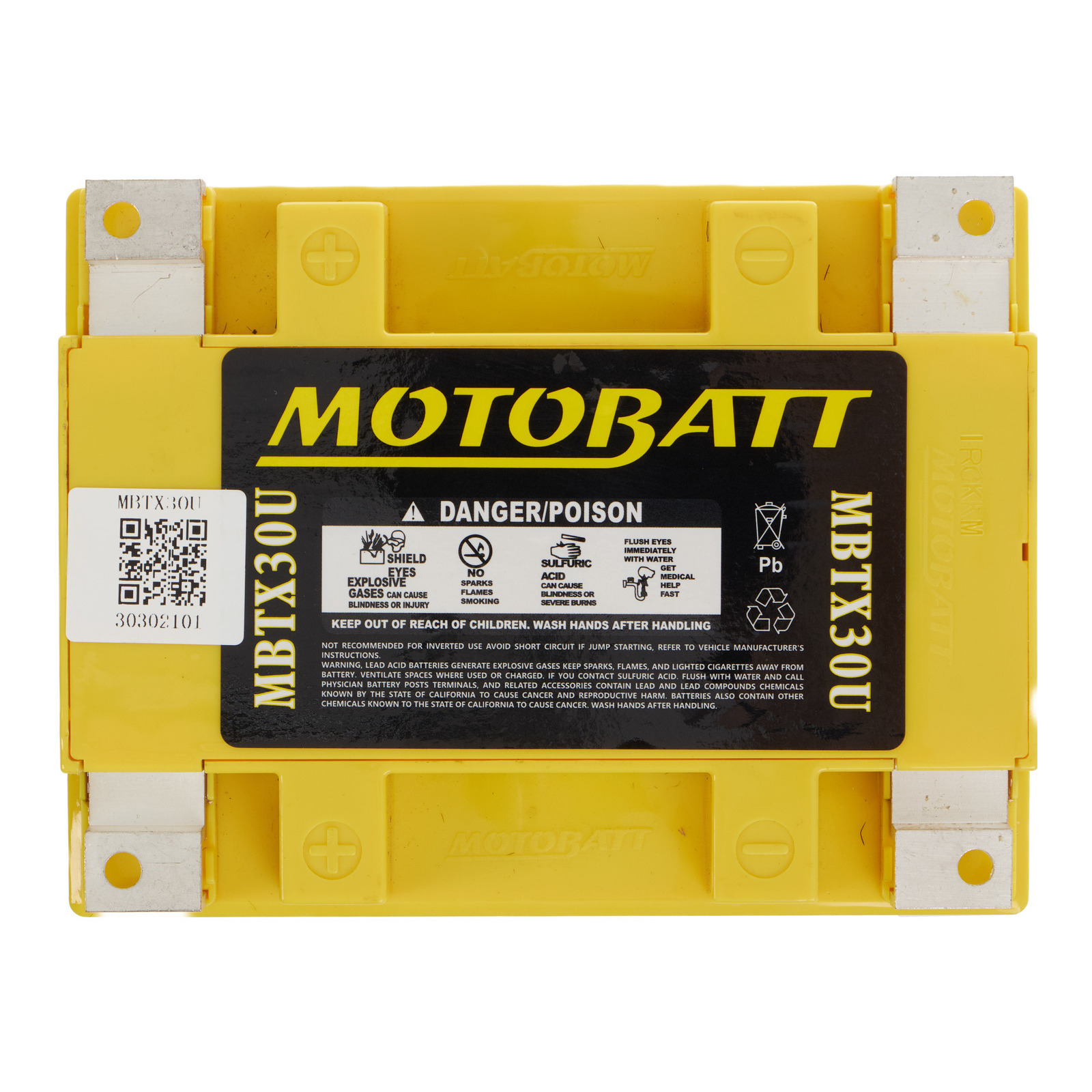 Motobatt AGM Battery for CF Moto CForce 400 2020-2023