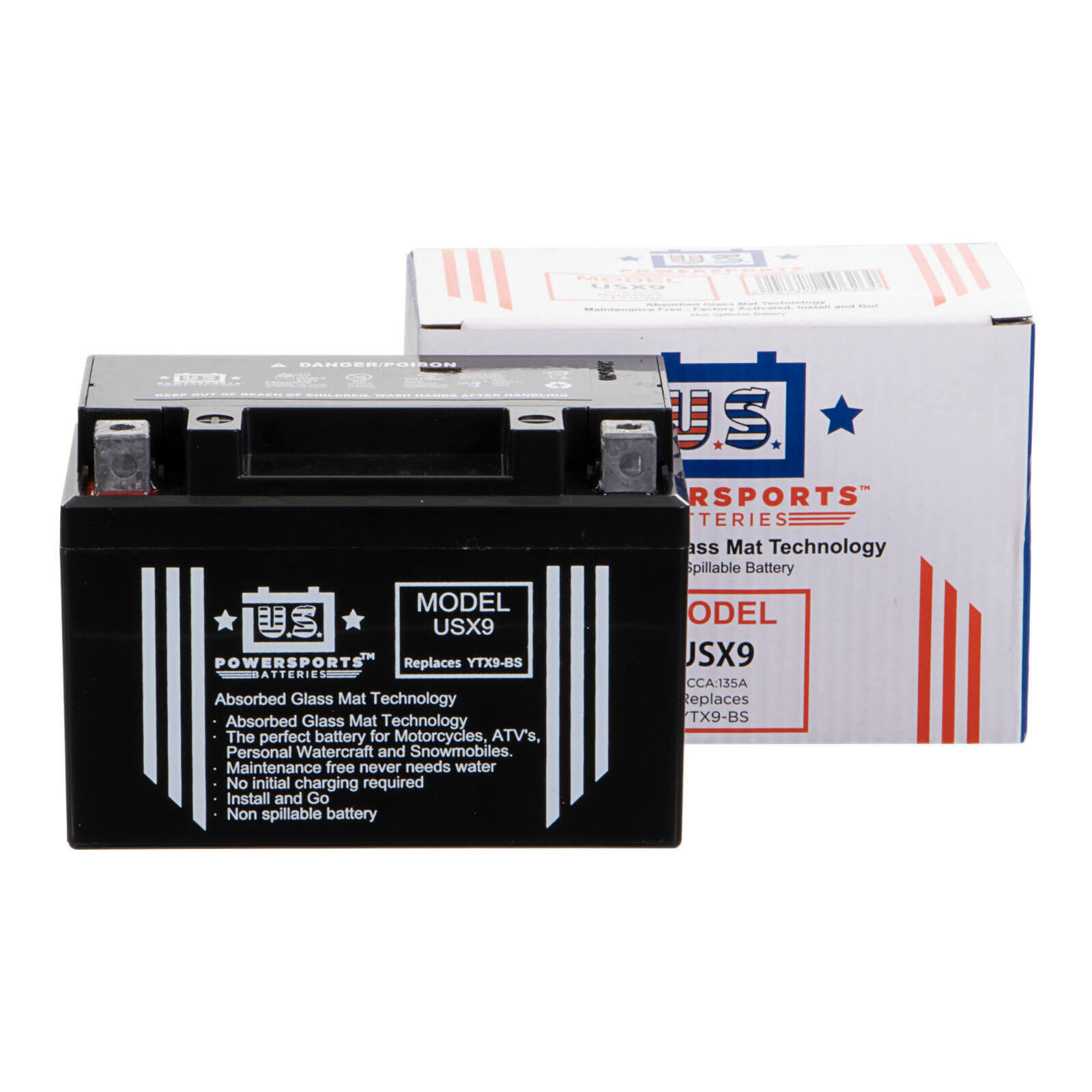 USPS AGM Battery for Royal Enfield Meteor 350 Fireball 2024