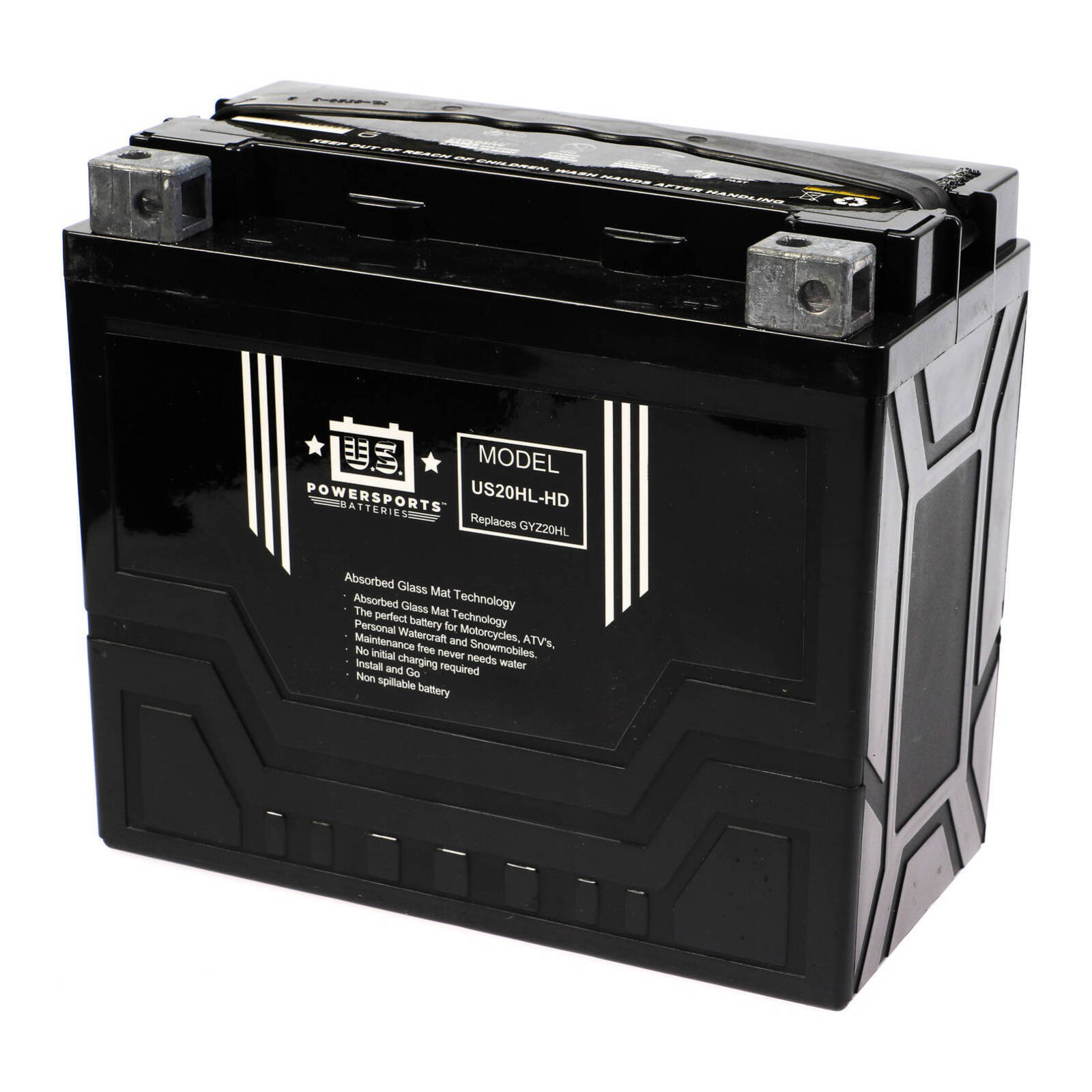 USPS H/Duty AGM Battery for Harley FLSL Softail Slim 2018-2021